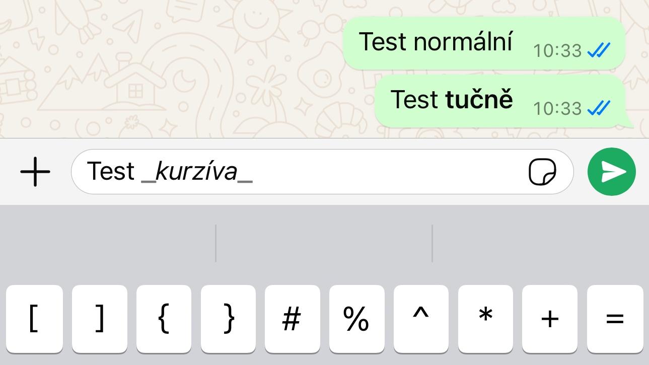 Znáte tyhle fígly pro WhatsApp? Zprávy můžete psát jinak než doposud ...
